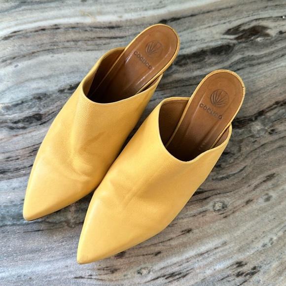 COCLICO | Shoes | Buttery Soft Yellow Mules | Poshmark